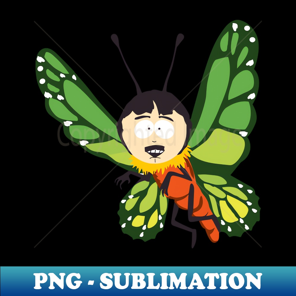 South Park Butterfly randy - Unique Sublimation PNG Download | Inspire ...