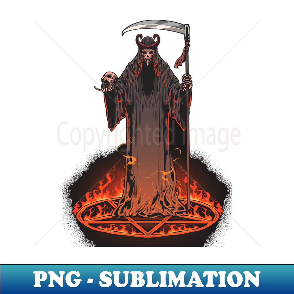 Evil Reaper - Decorative Sublimation PNG File - Defying the - Inspire ...