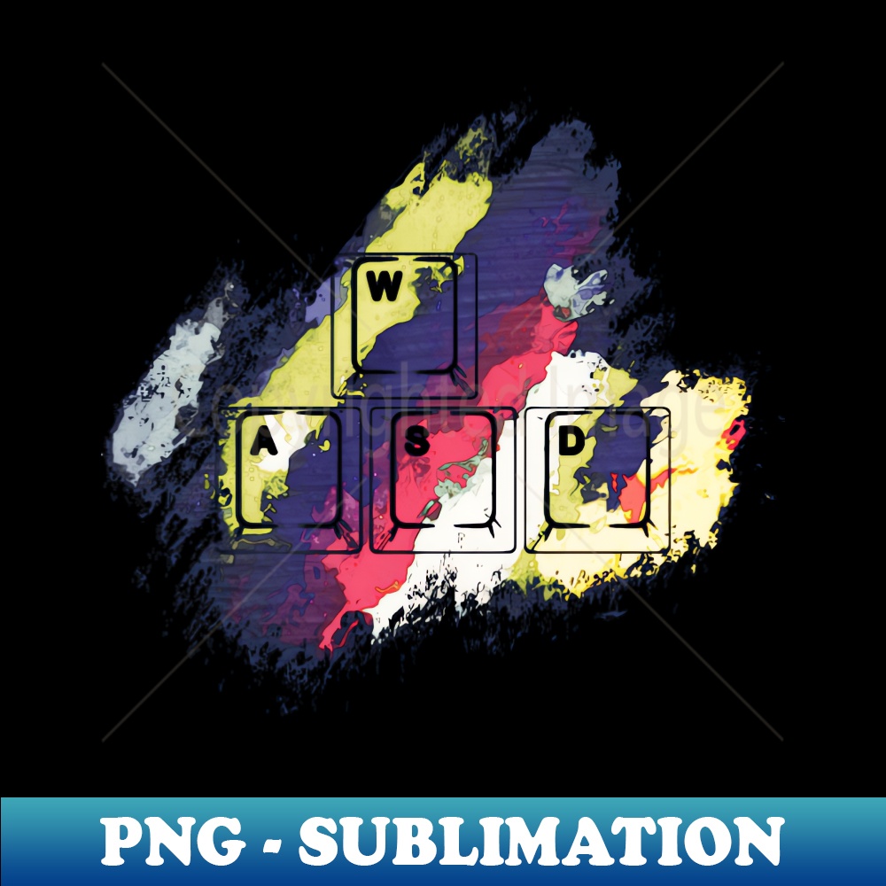 WASD keys - Stylish Sublimation Digital Download - Unleash Y | Inspire ...