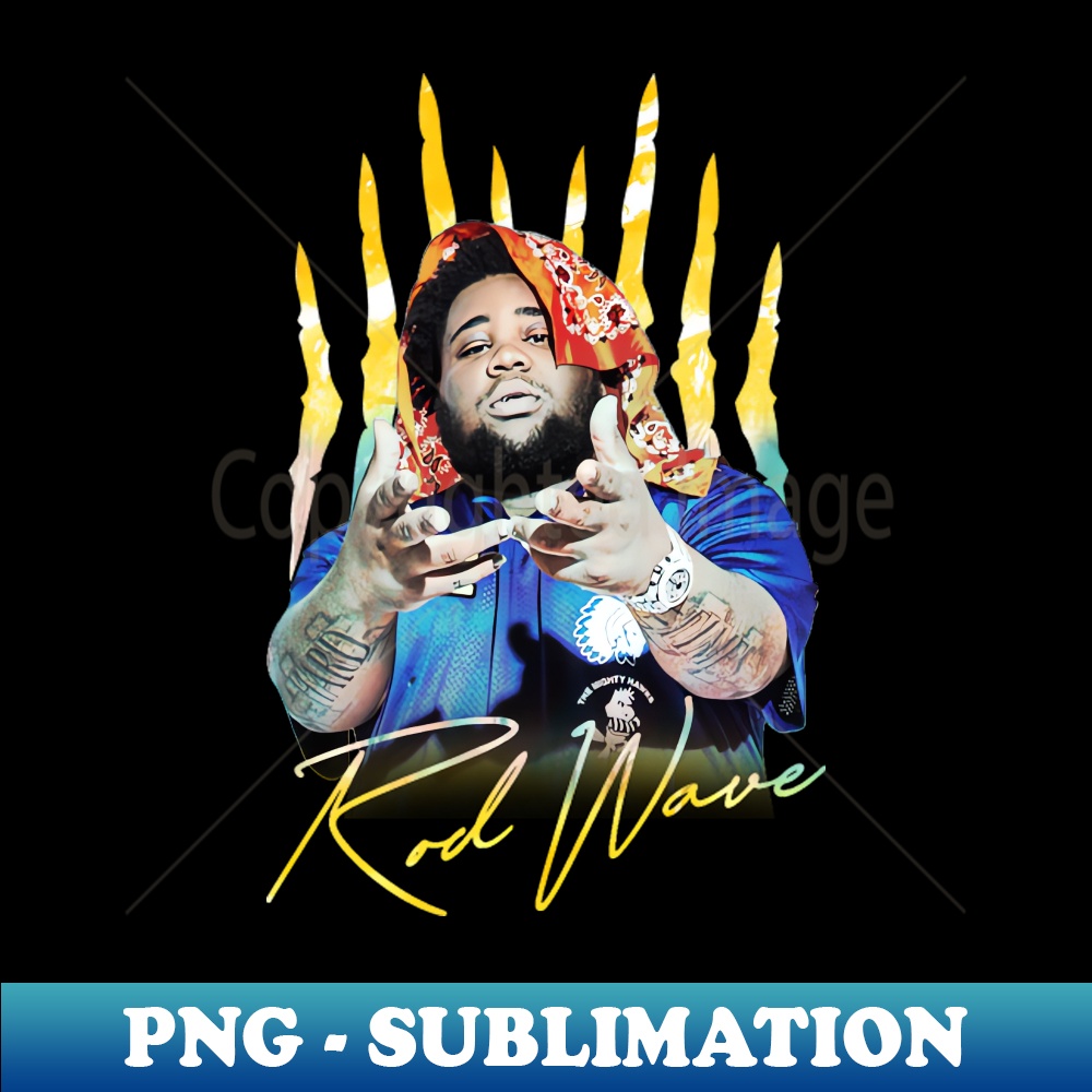 Rod wave - PNG Transparent Digital Download File for Sublima - Inspire ...