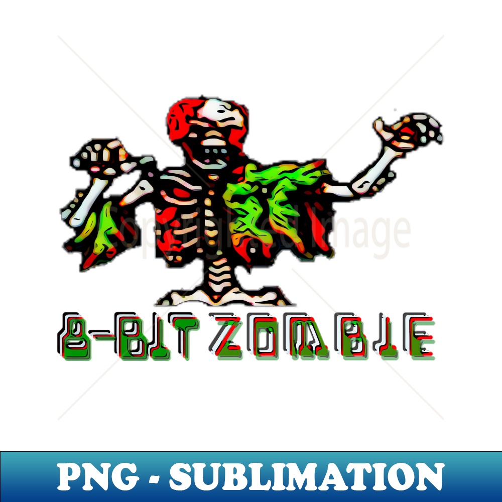 8-Bit Zombie - Decorative Sublimation PNG File - Transform Y | Inspire ...