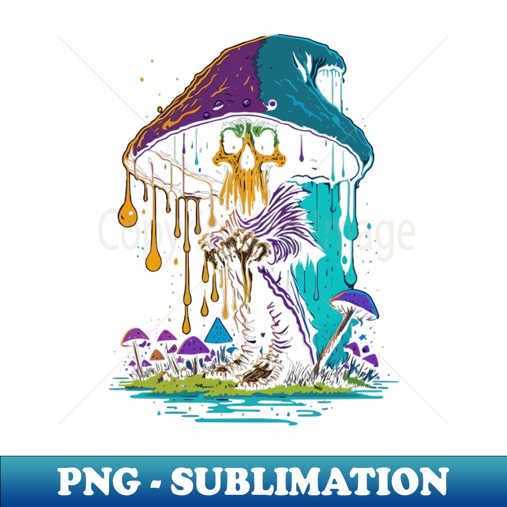Trippy Grim Reaper - PNG Transparent Digital Download File f | Inspire ...