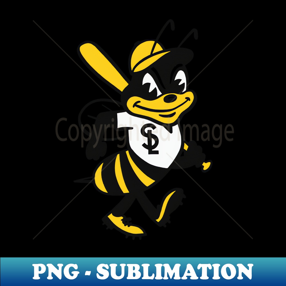 Salt Lake Bees - Retro Bee Mascot - Signature Sublimation PN | Inspire ...