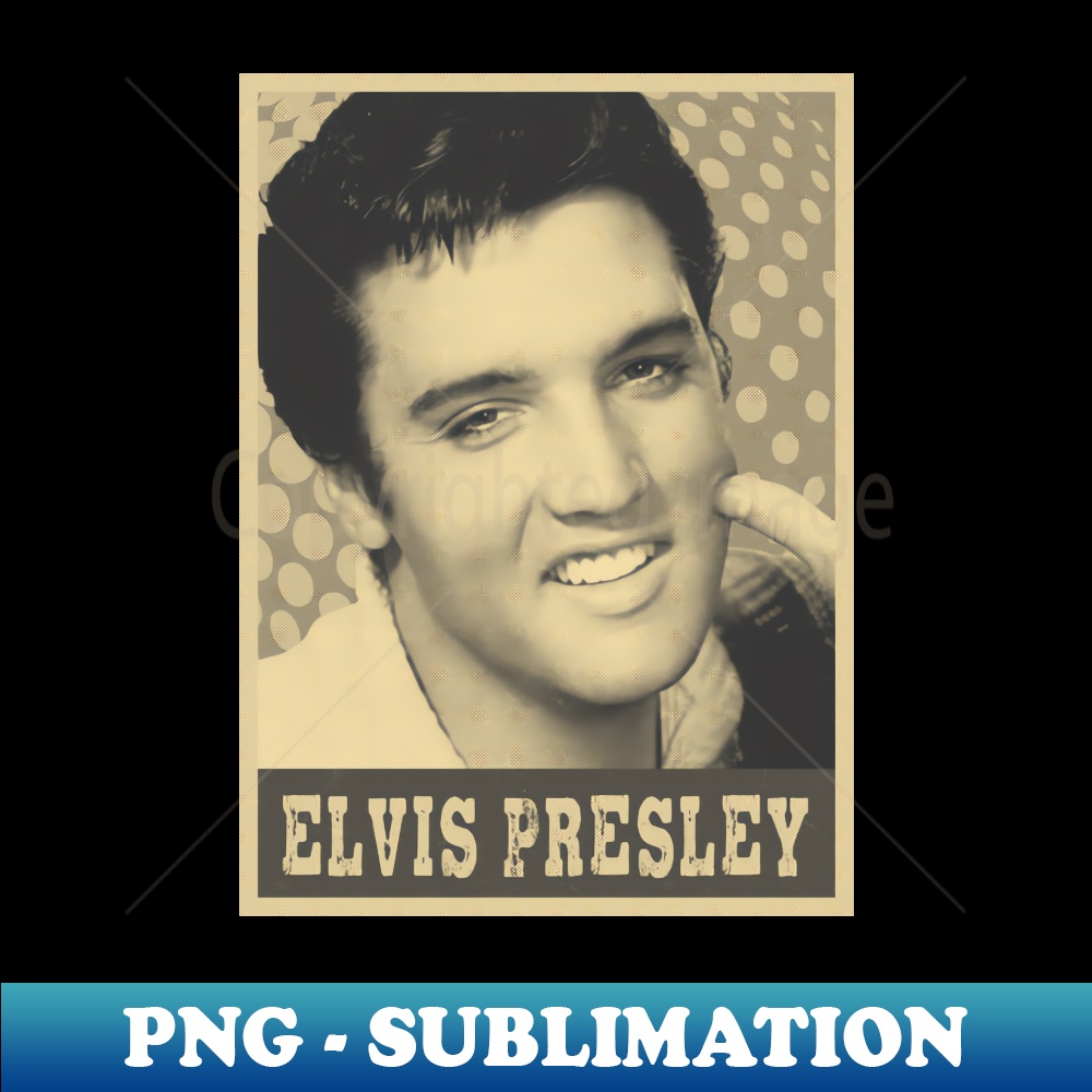 retro art exlusive smile brown cream elvis presley - Exclusi | Inspire ...