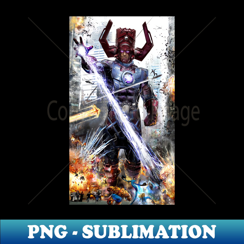 Fantastic Four Vs Galactus - PNG Transparent Sublimation Des | Inspire ...