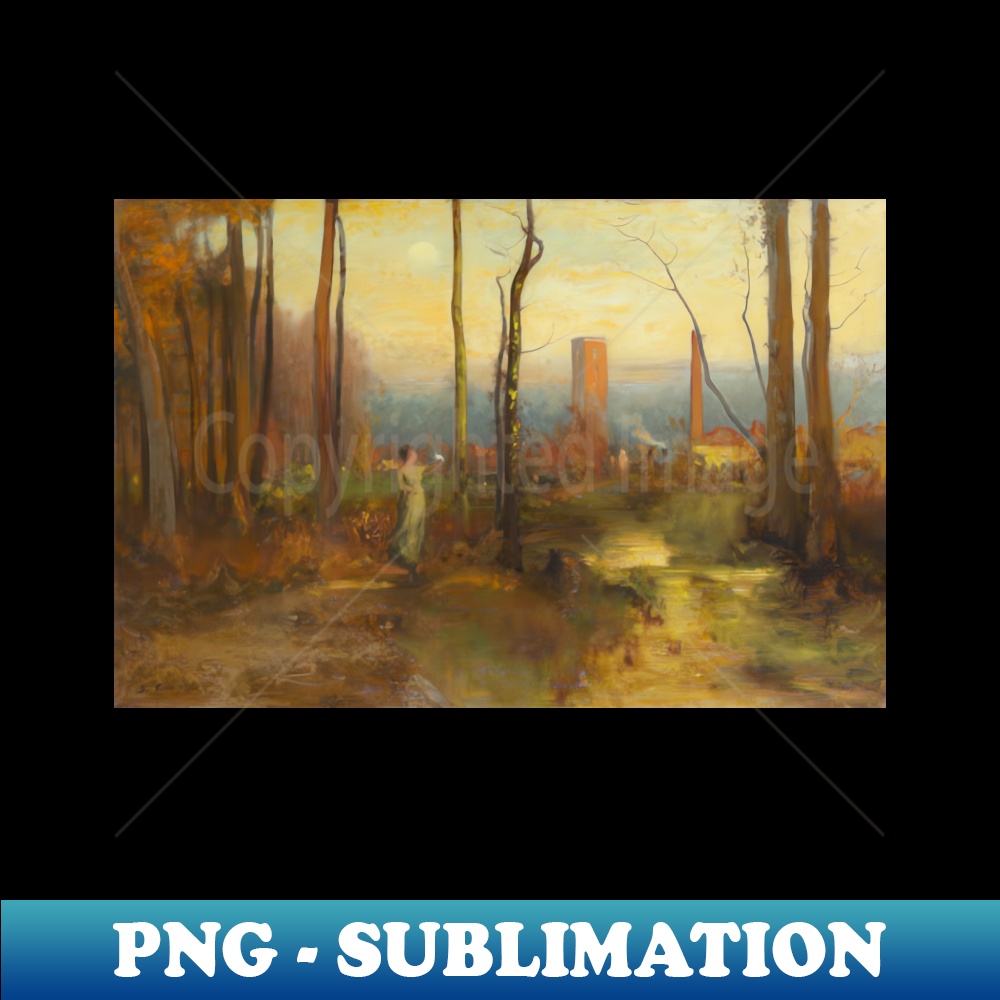 The Mill Stream Montclair New Jersey by George Inness - Sign | Inspire ...