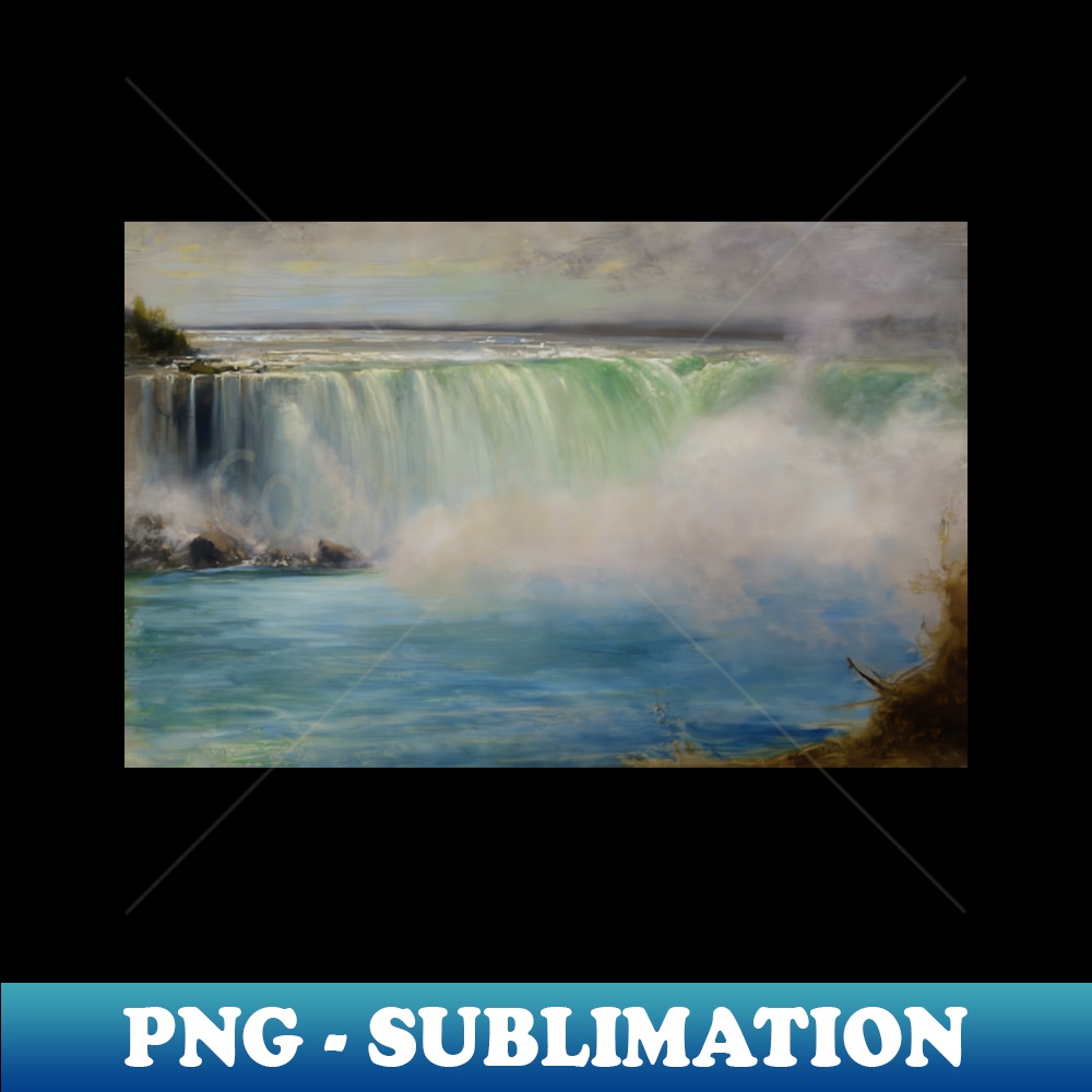 Niagara Falls by George Inness - Signature Sublimation PNG F | Inspire ...