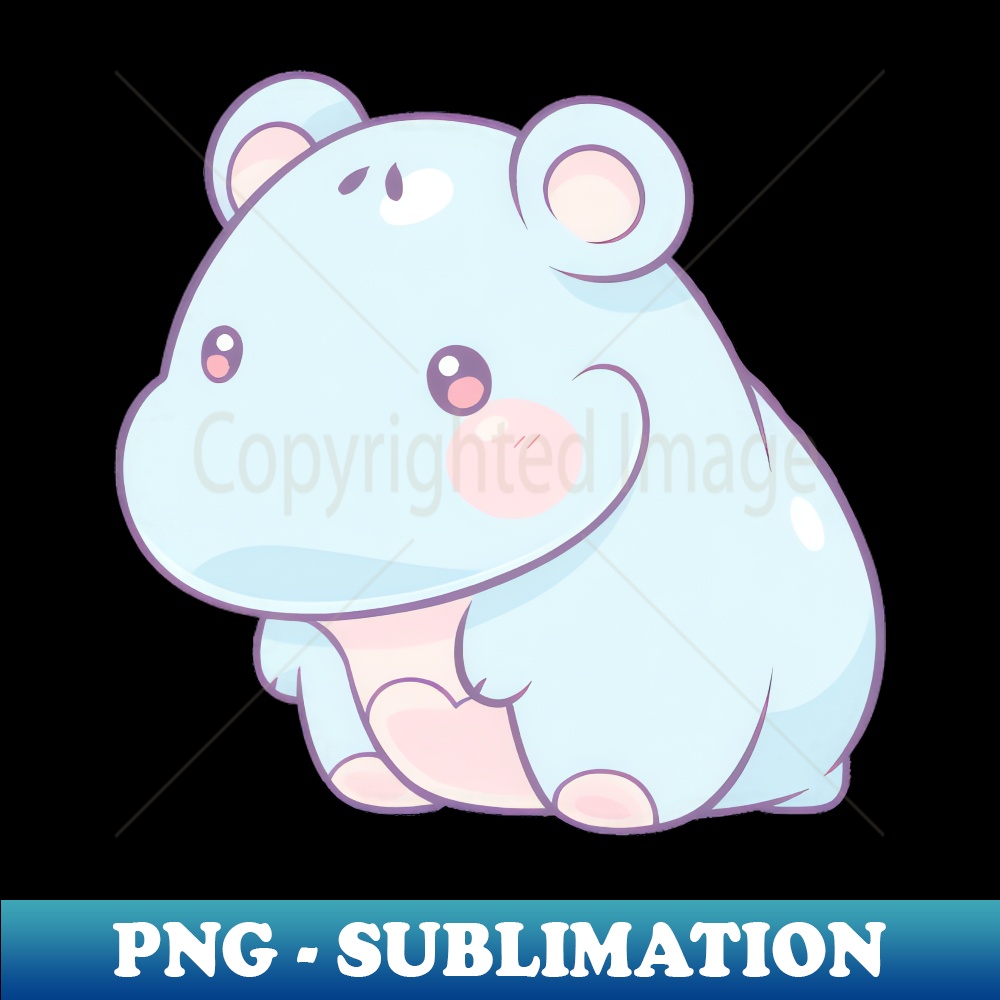 Little blue hippo - Premium PNG Sublimation File - Transform | Inspire ...