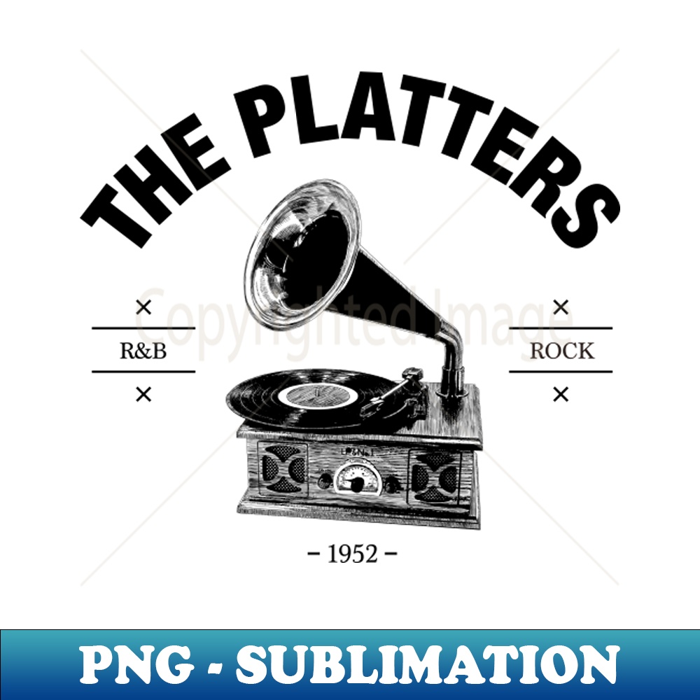 The Platters Record Player Logo - Creative Sublimation PNG D - Inspire ...