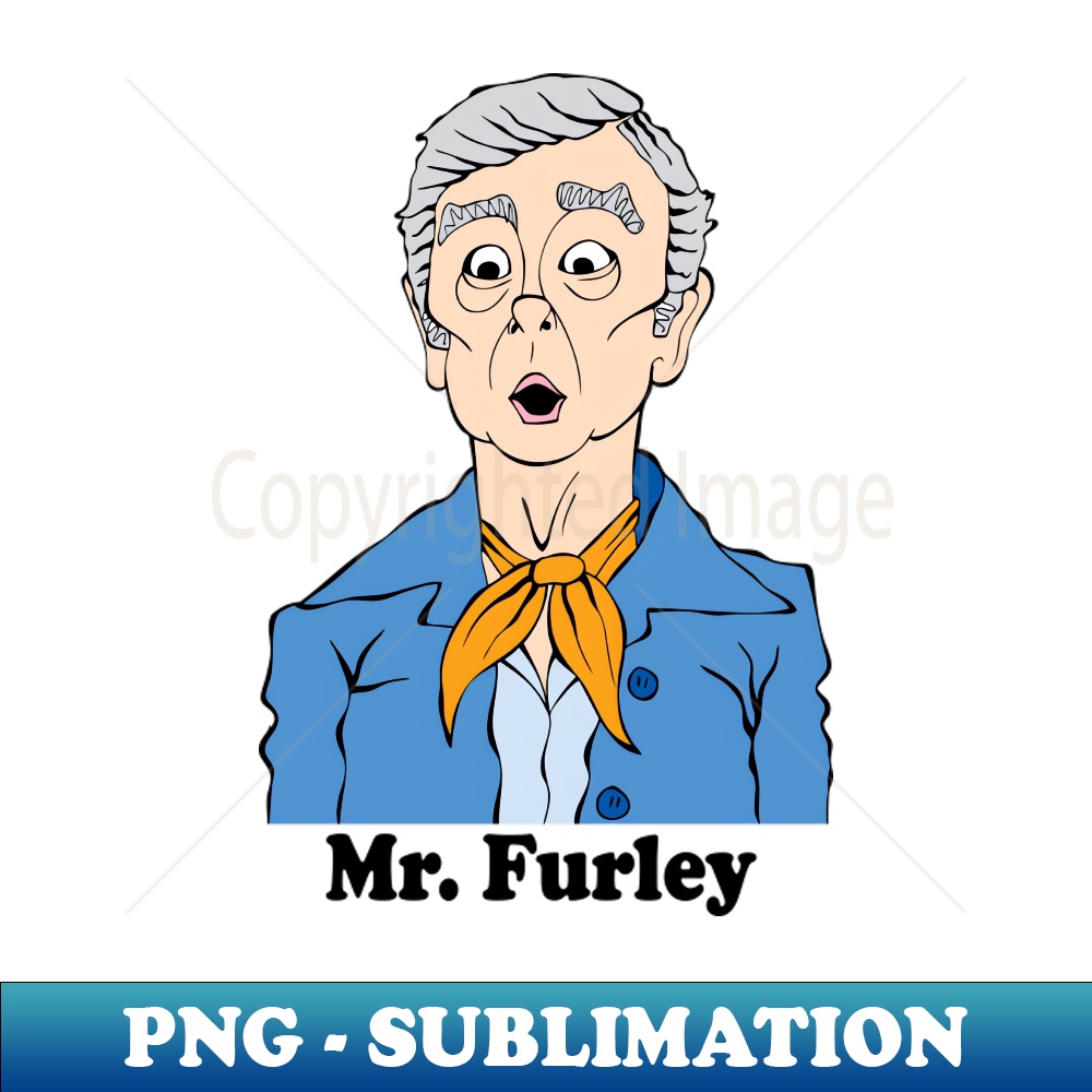 THREES COMPANY MR FURLEY FAN ART - Modern Sublimation PNG Fi | Inspire ...