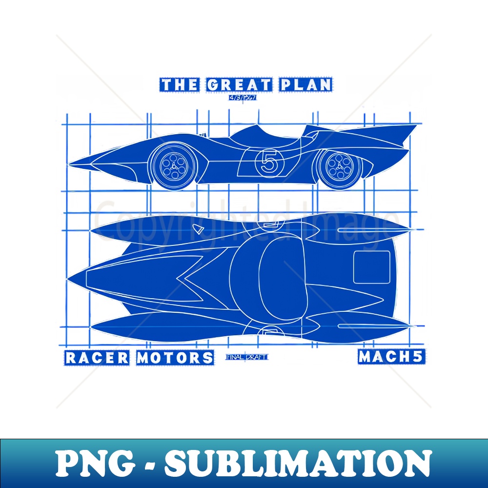 Mach 5 - The Great Plan - PNG Transparent Sublimation File - - Inspire ...