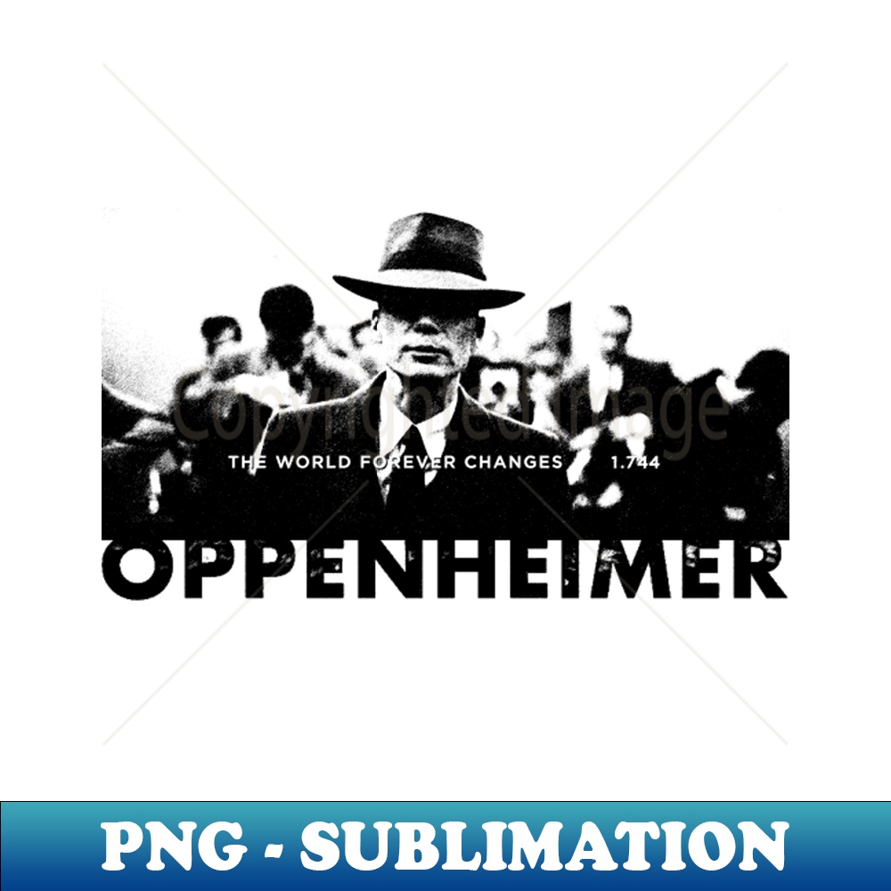 Oppenheimer Movie 2023 - Retro PNG Sublimation Digital Downl - Inspire Uplift