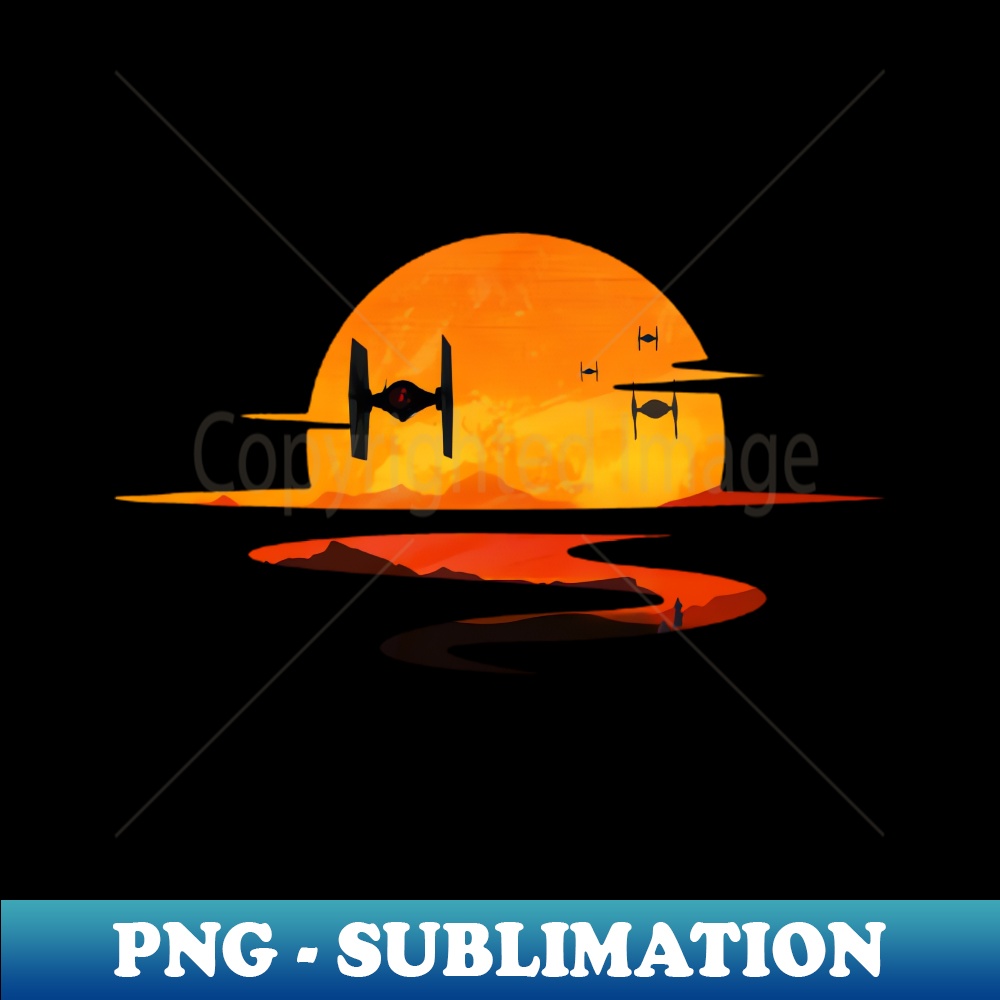 Tie Fighter Sunset - Jams007 artwork - Decorative Sublimatio | Inspire ...