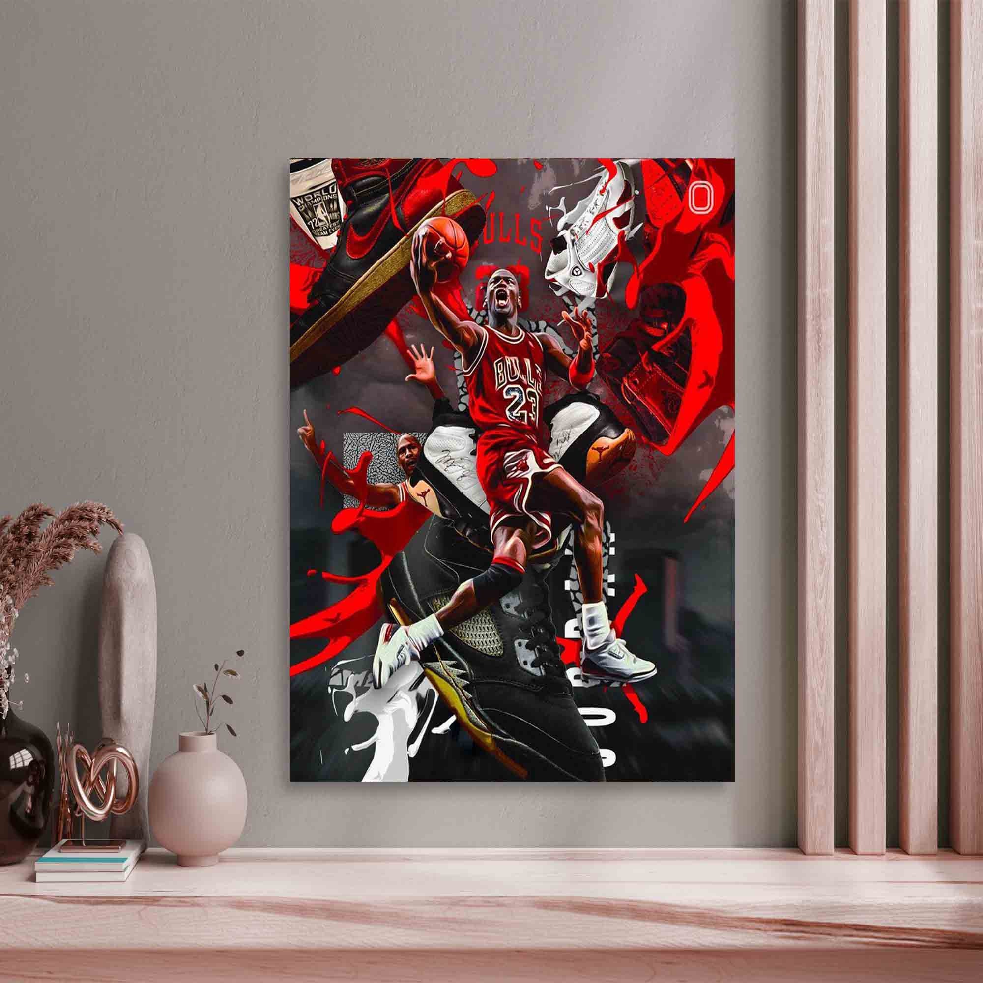 Michael Jordan Last Shot Canvas , Michael Jordan Signature C | Inspire ...