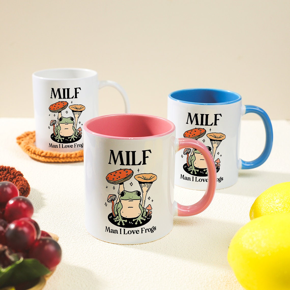 Frog Coffee Mug, Man I Love Frogs Coffee Mug, Frog Lover Gif | Inspire ...