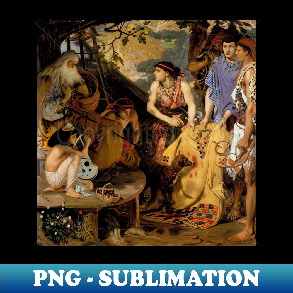 The Coat of Many Colours by Ford Madox Brown - Digital Subli | Inspire ...