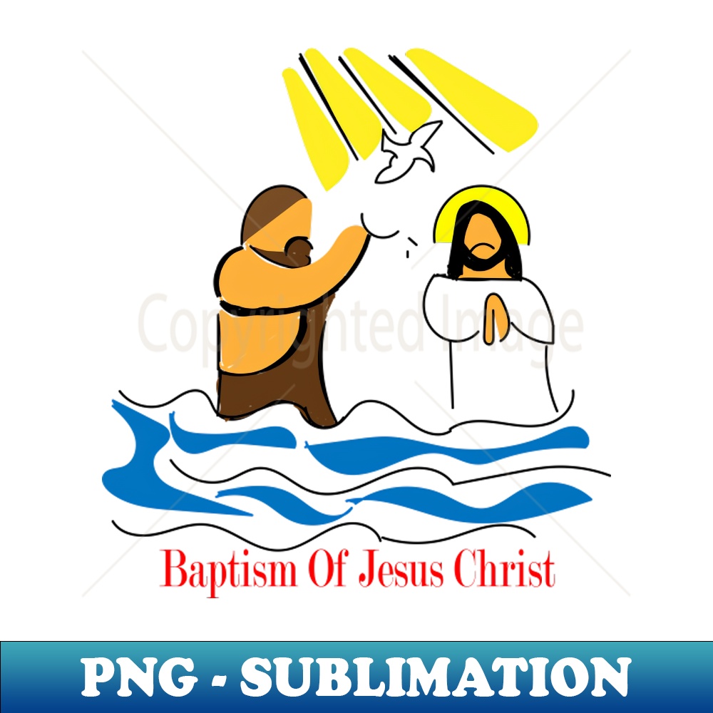 Baptism Of Jesus Christ - PNG Transparent Digital Download F | Inspire ...