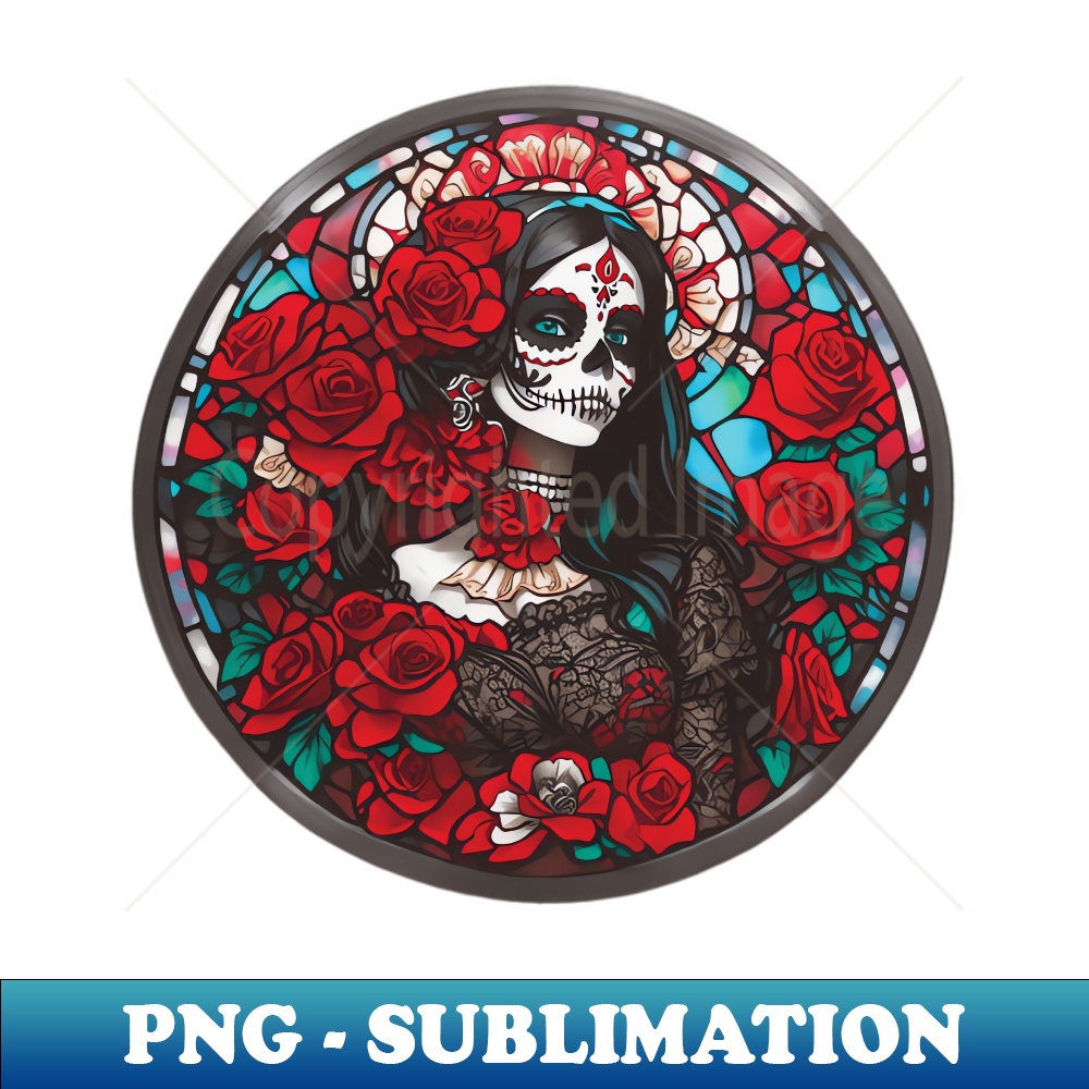 Red Catrina Dia De Muertos - Signature Sublimation PNG File - Inspire ...