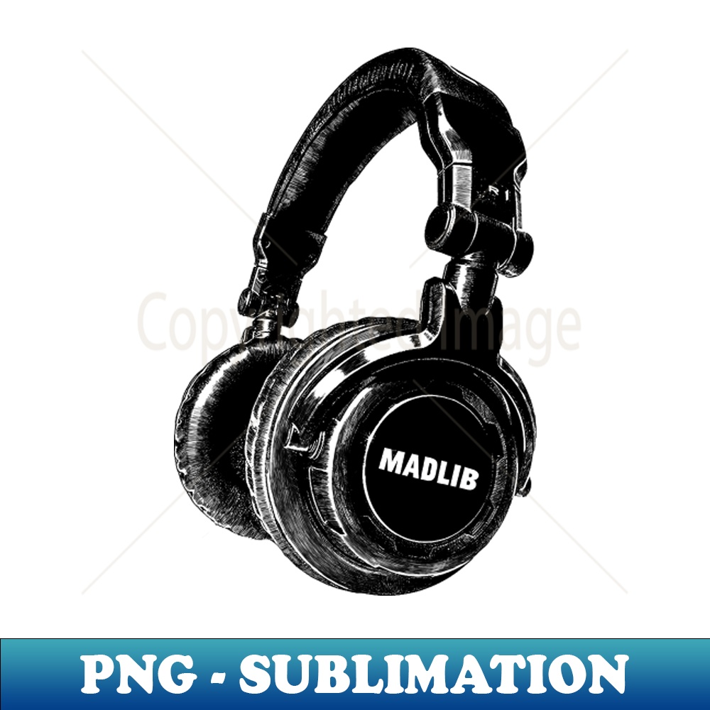 Madlib Retro Headphones - Unique Sublimation PNG Download - | Inspire ...