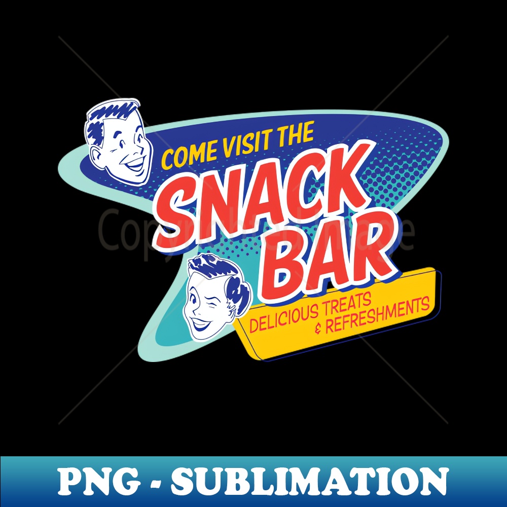Visit the Snack Bar - High-Quality PNG Sublimation Download | Inspire ...
