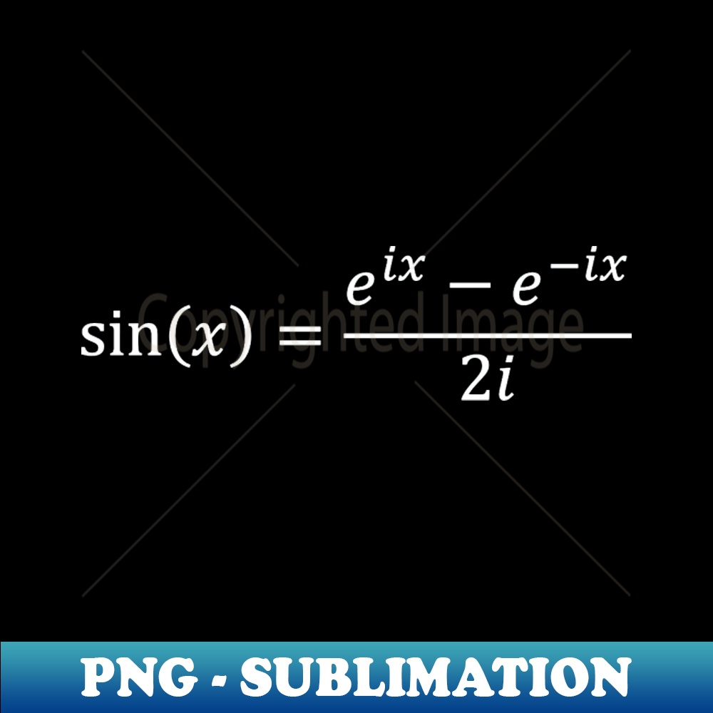 definition of sine using complex numbers dark version - PNG - Inspire ...
