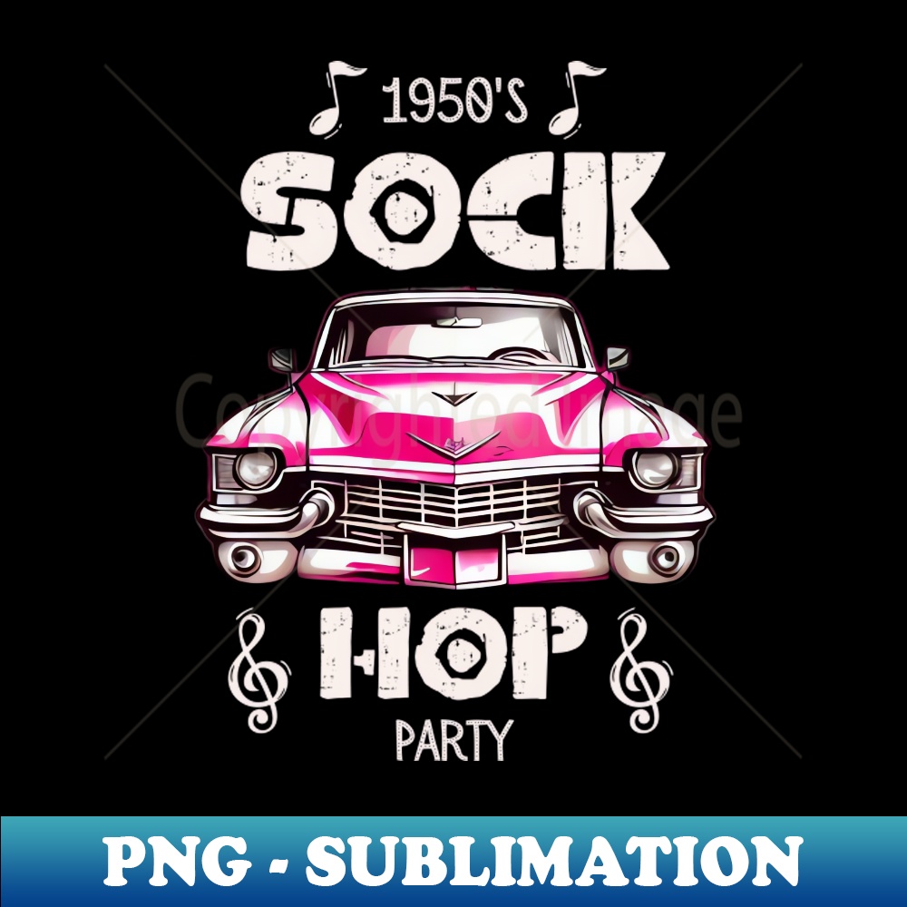 1950s sock hop women party lover - Sublimation-Ready PNG Fil | Inspire ...