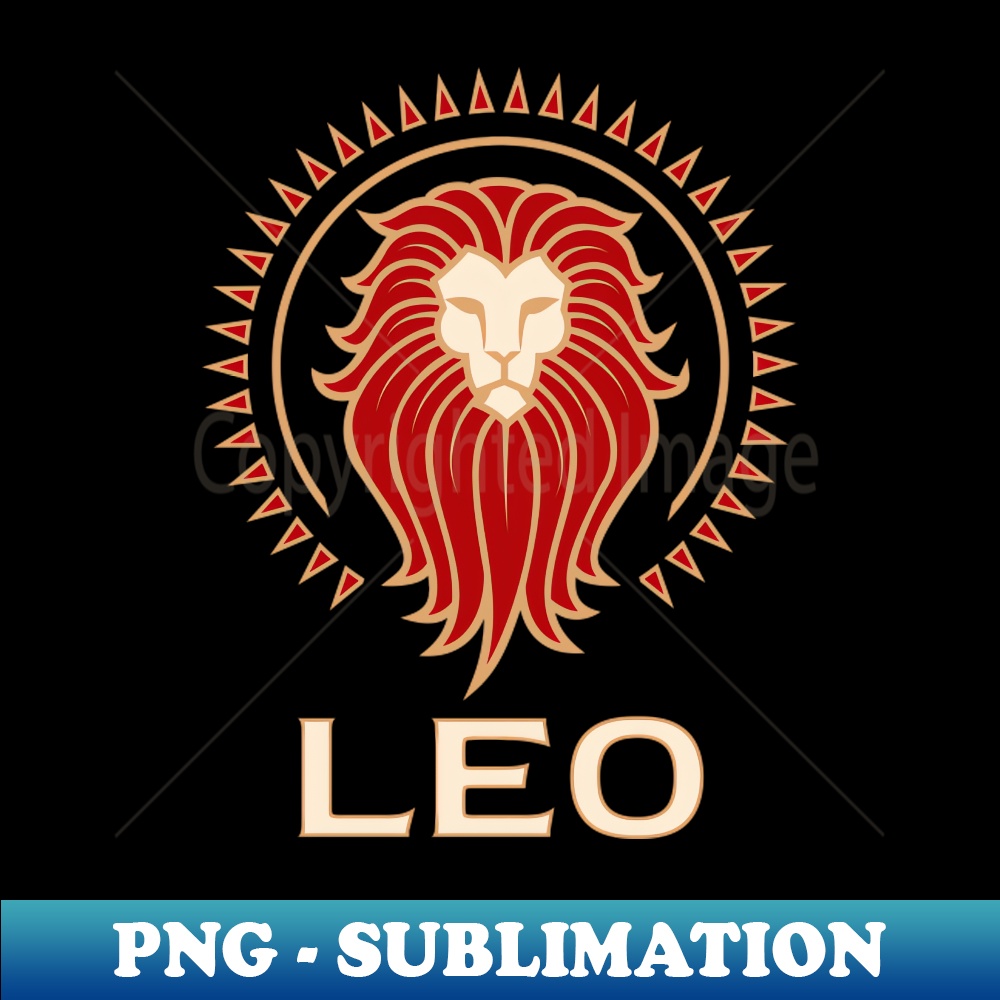 Zodiac Leo - PNG Transparent Digital Download File for Subli | Inspire ...
