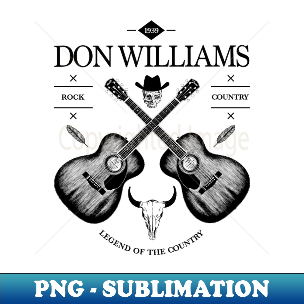 Don Williams Acoustic Guitar Vintage Logo - Stylish Sublimat | Inspire ...
