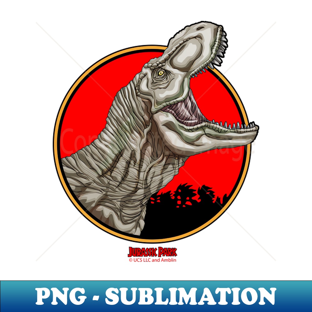 jurassic Park Tyrannosaurus Rex - Signature Sublimation PNG - Inspire ...