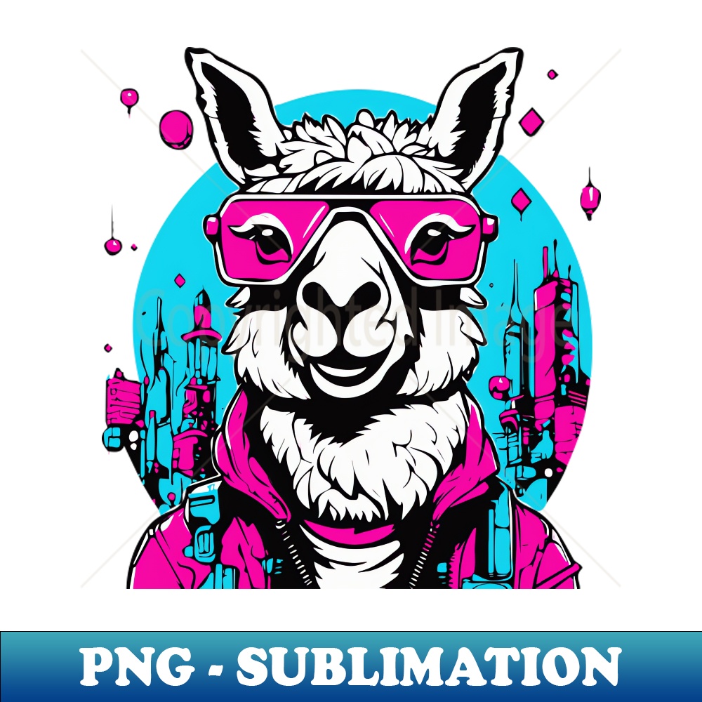 Cyberpunk Alpaca in a Sci-Fi City - Futuristic Urban Explore - Inspire ...
