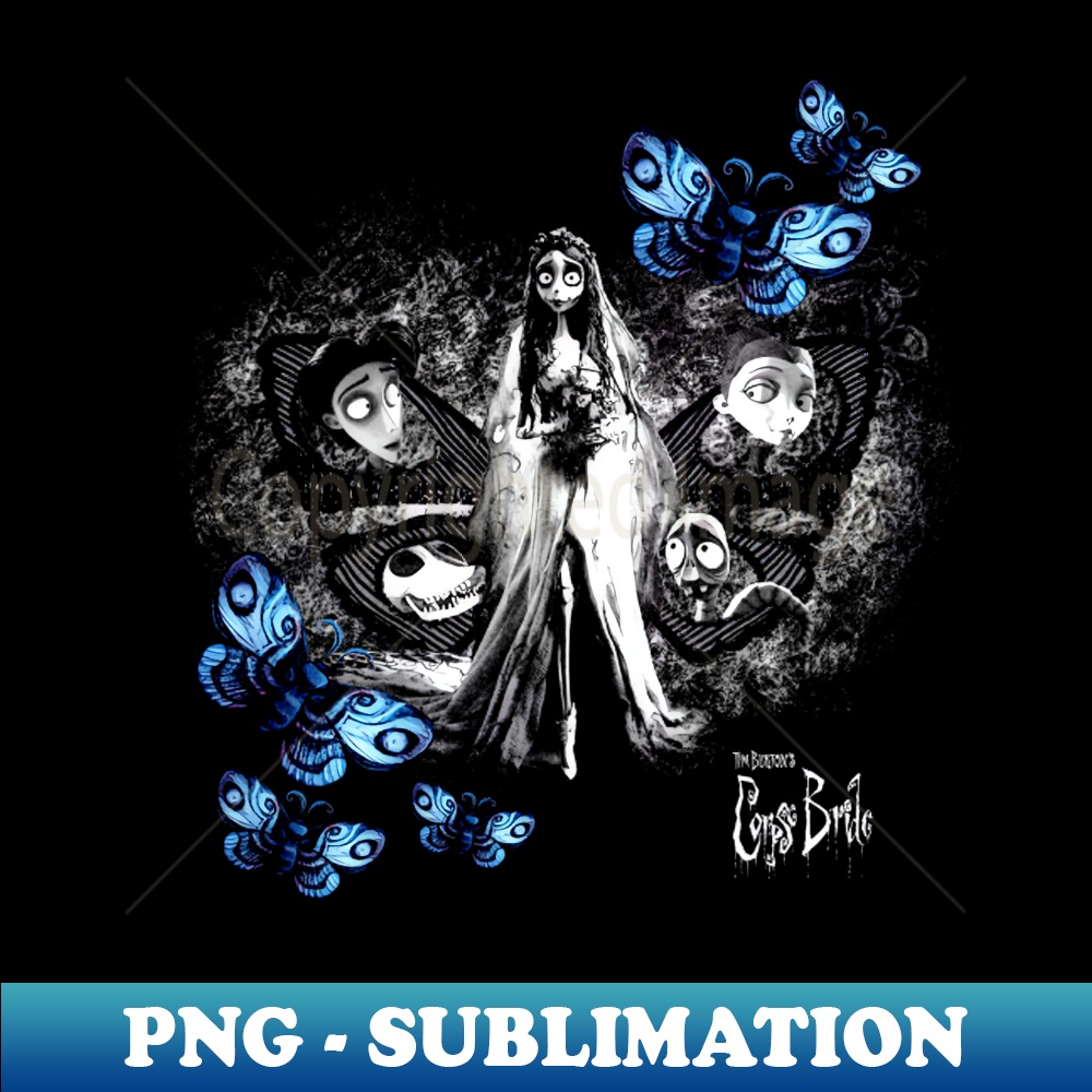 Tim Burton Corpse Bride Emily Butterflies - Signature Sublim | Inspire ...