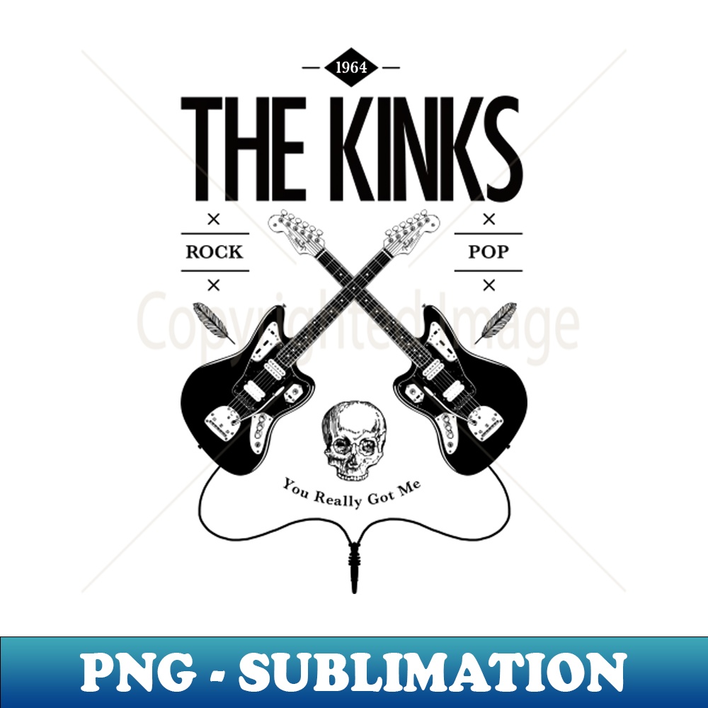 THE KINKS Vintage Logo - Trendy Sublimation Digital Download - Inspire ...