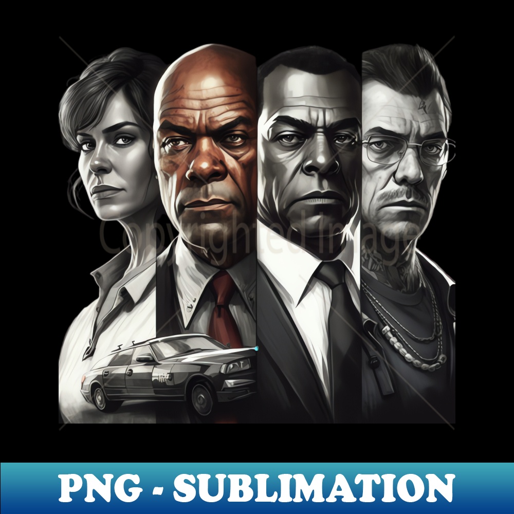 Grand Theft Auto V Character T-Shirt Design - Play the Game | Inspire ...