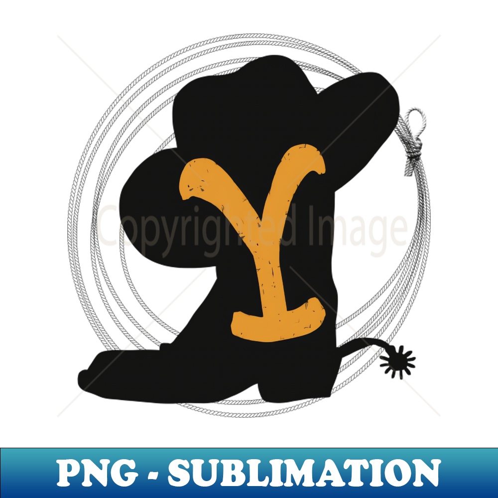 Yellowstone Emblem Boot Silhouette - Exclusive PNG Sublimati | Inspire ...