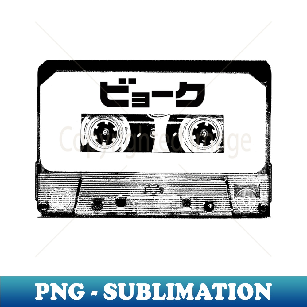 Bjork Japanese Cassette Tape - Stylish Sublimation Digital D | Inspire ...