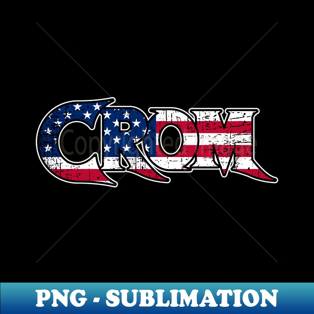 Crom American Flag - PNG Transparent Sublimation File - Perf | Inspire ...