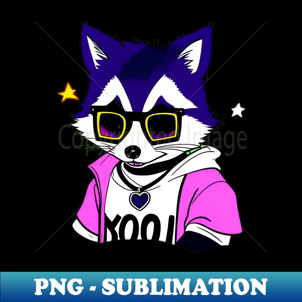 Cool Racoon - Artistic Sublimation Digital File - Perfect fo | Inspire ...