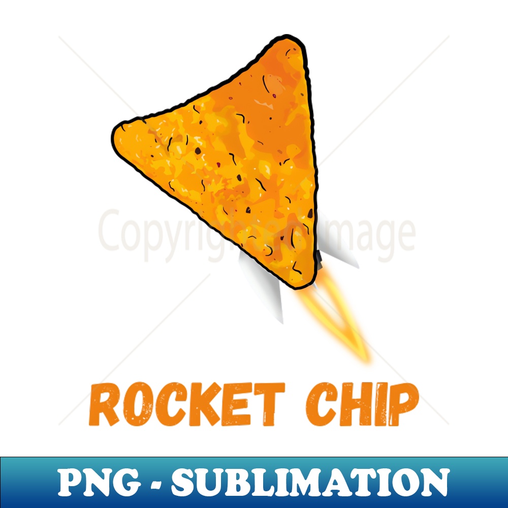 Rocket Chip - Instant PNG Sublimation Download - Stunning Su | Inspire Uplift