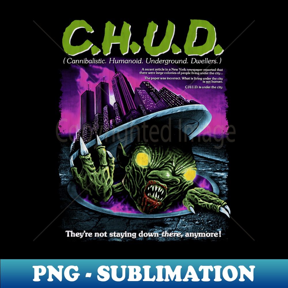 Chud Horror Classic 80 movies - PNG Transparent Sublimation | Inspire ...