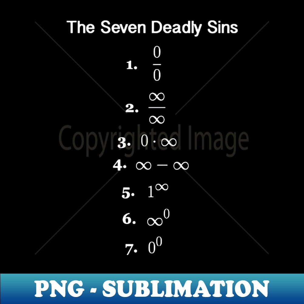 the mathematical seven deadly sins math and science - High-R | Inspire ...