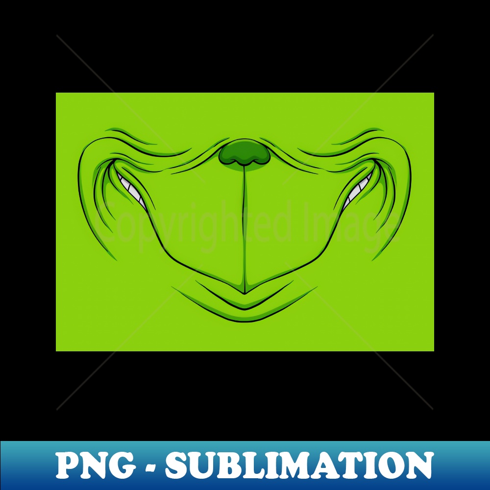 Grinch smile - Unique Sublimation PNG Download - Perfect for - Inspire ...