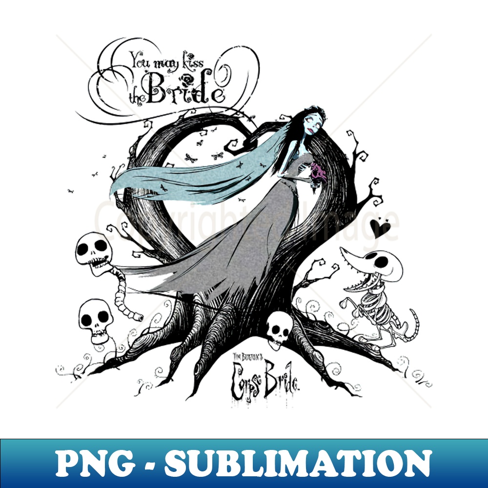 Corpse Bride Emily You may kiss the bride - PNG Transparent | Inspire ...