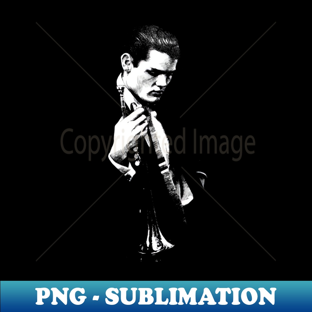 Chet Baker - Unique Sublimation PNG Download - Instantly Tra | Inspire ...