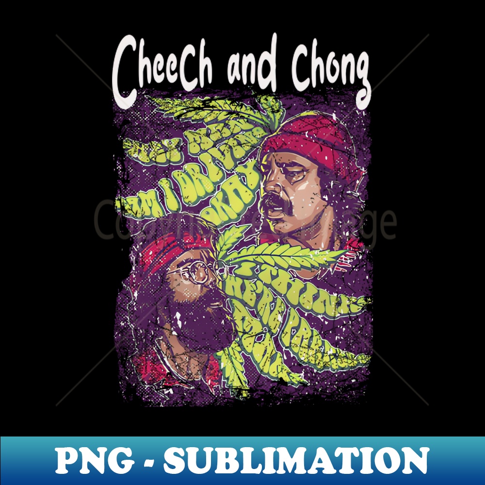 Graphic Art Smoky Cheech Comedy - Creative Sublimation PNG D | Inspire ...