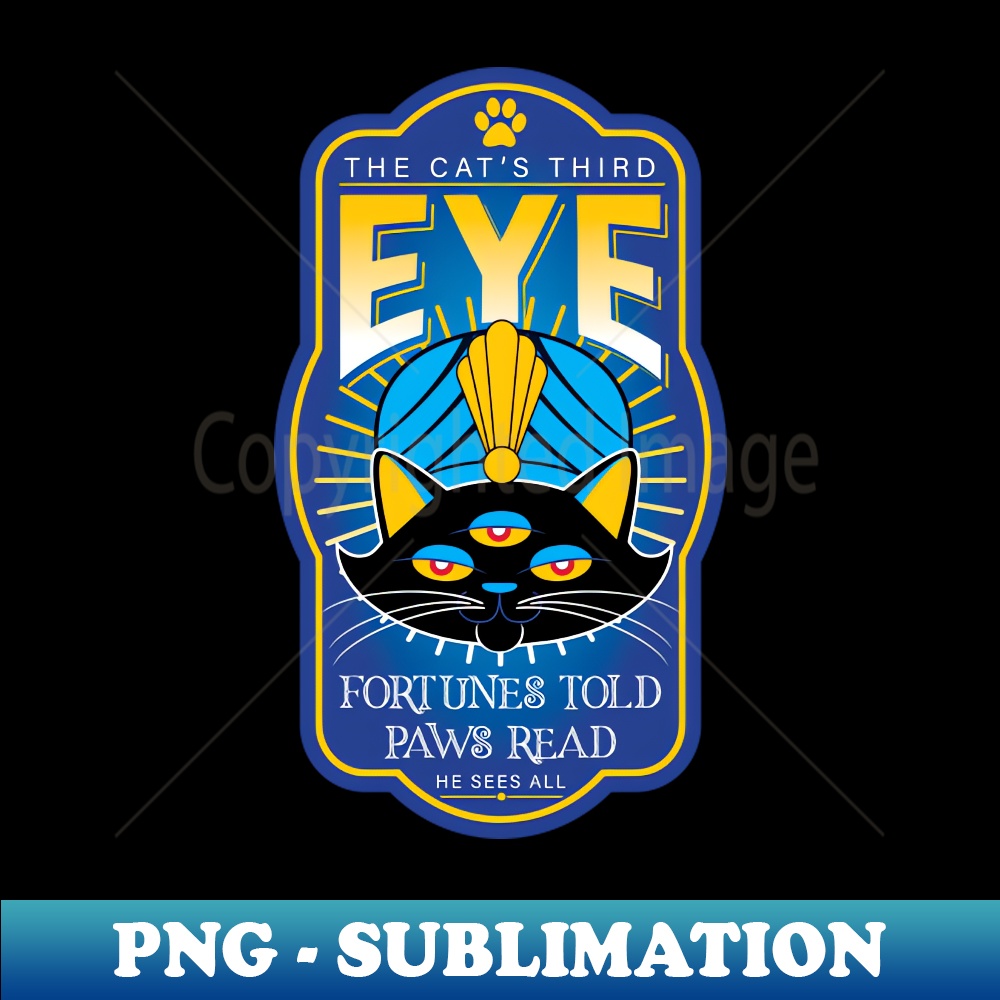 Jim8ball - The Cats Third Eye - Premium Sublimation Digital | Inspire ...