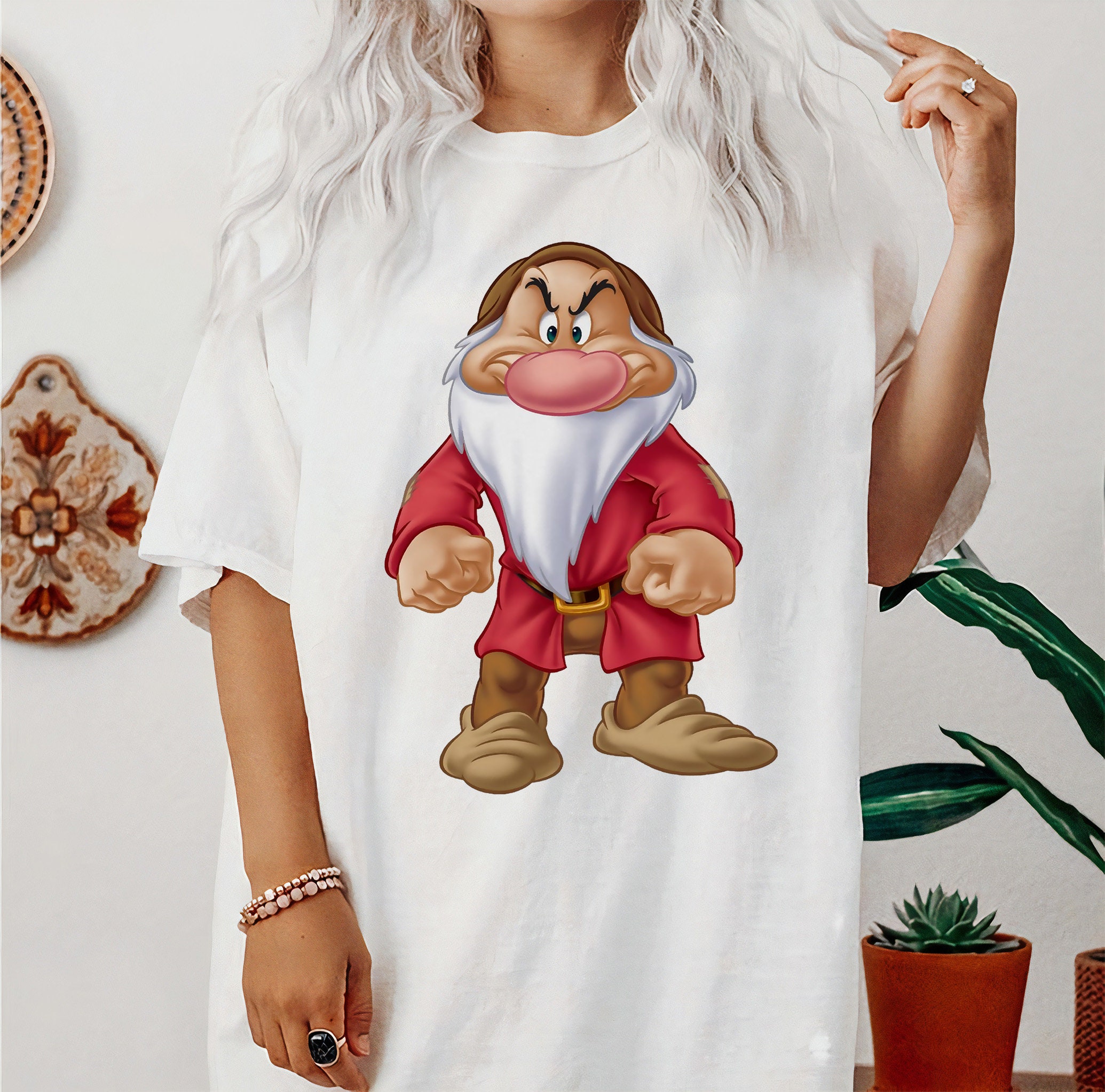 Disney Grumpy Dwarf Snow White and Seven Dwarfs Shirt, Disne - Inspire ...