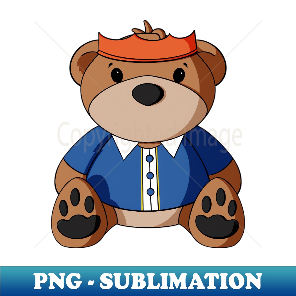 Prince Teddy Bear - PNG Transparent Sublimation Design - Ins - Inspire ...