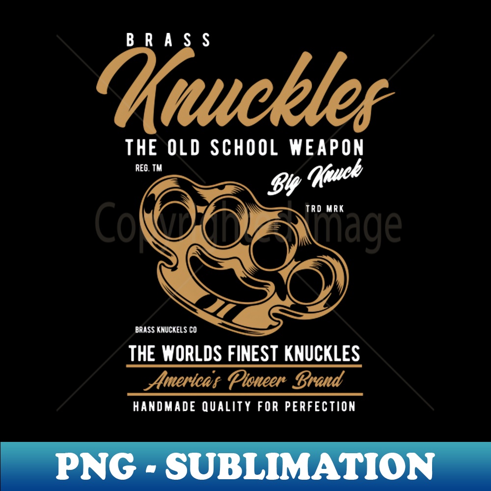 Brass Knuckles - High-Resolution PNG Sublimation File - Defy | Inspire ...