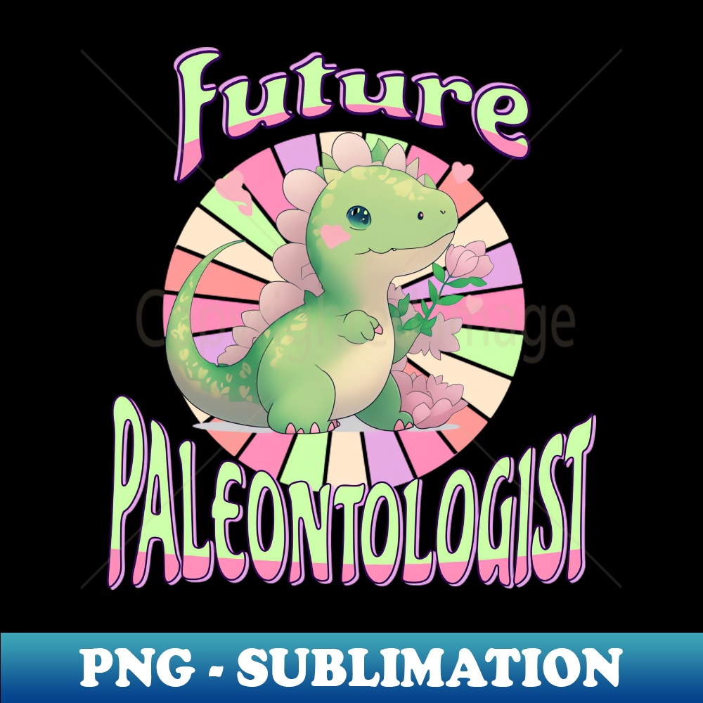 future paleontologist groovy cute dino - Retro PNG Sublimati | Inspire Uplift