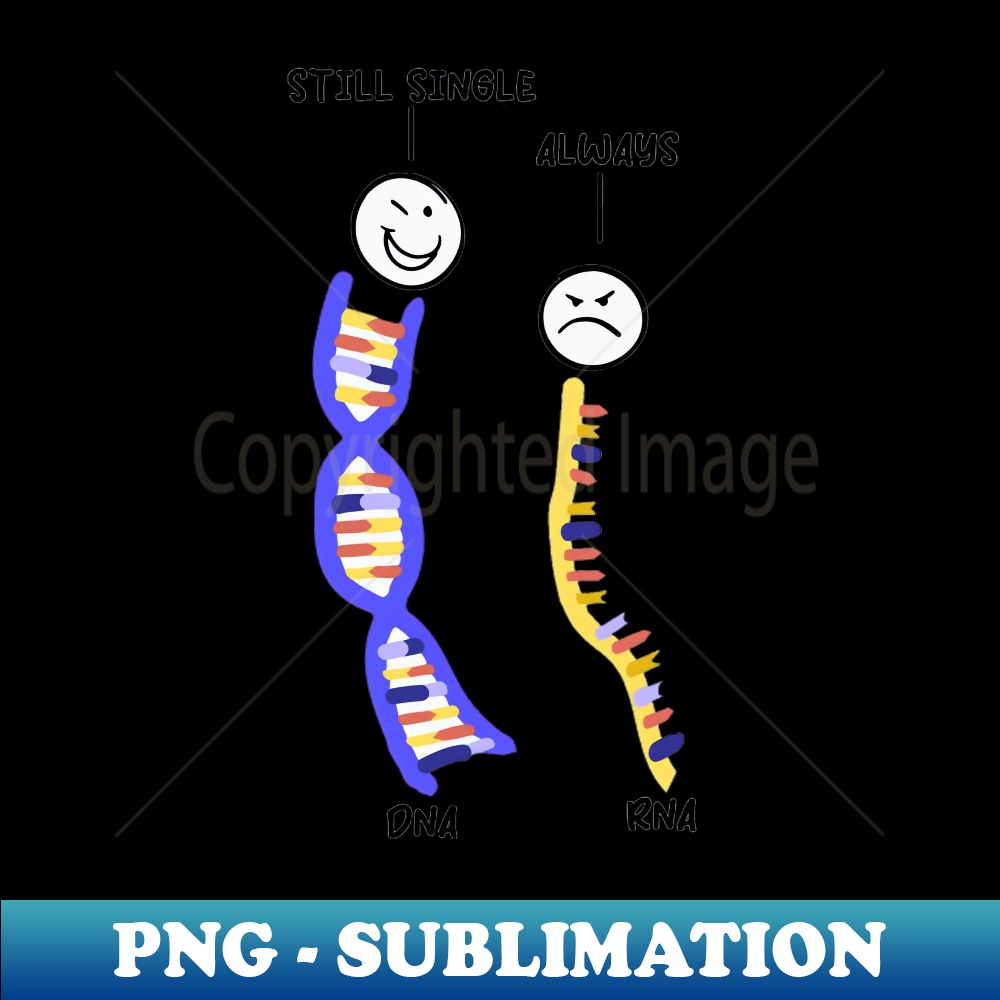 Genetics DNA And RNA Joke - Unique Sublimation PNG Download | Inspire ...